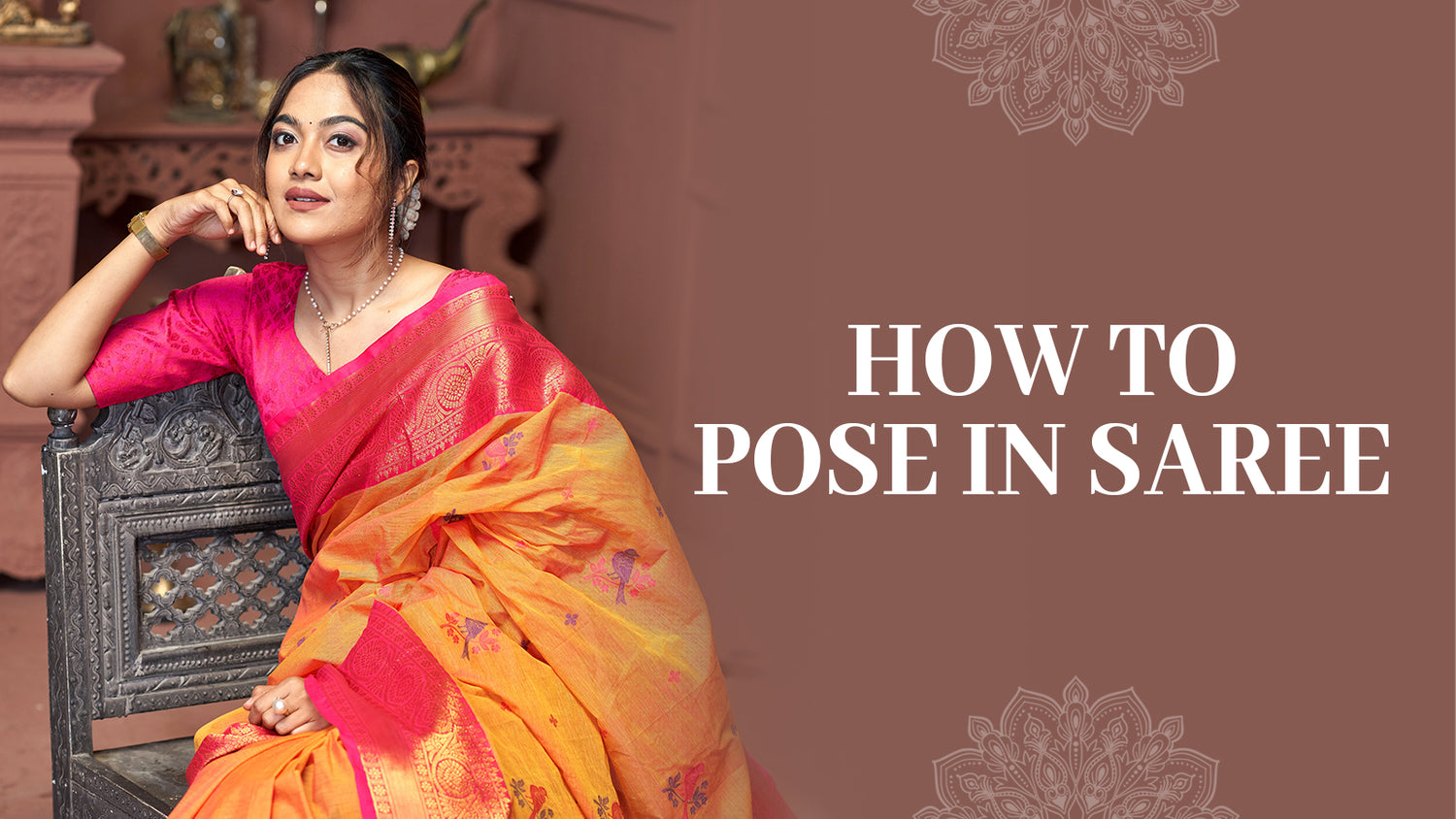 How to Pose in a Saree: Easy Tips for Stunning Photos | Naachiyars